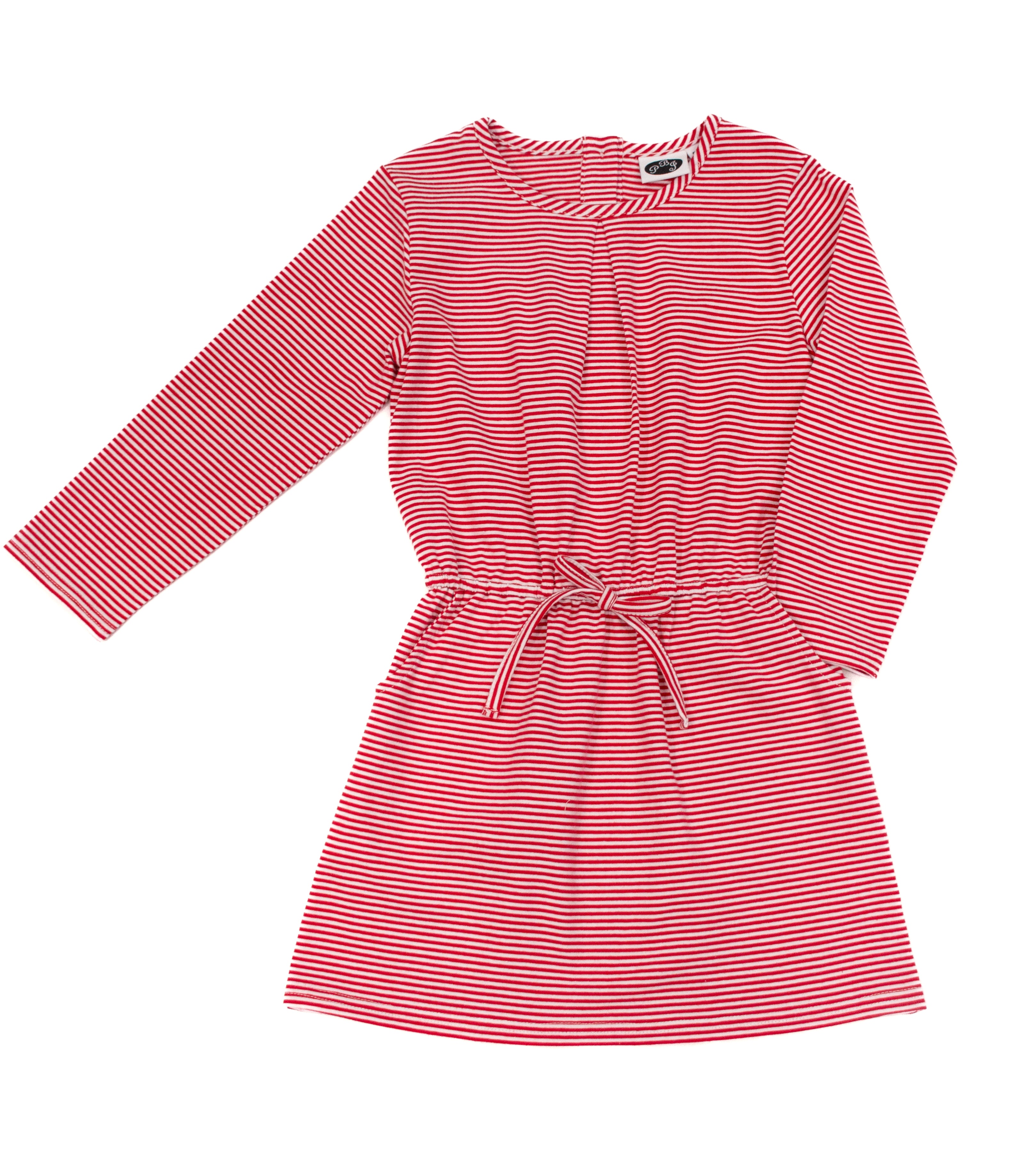 Harper Dress Red Stripes – PBJ LLC